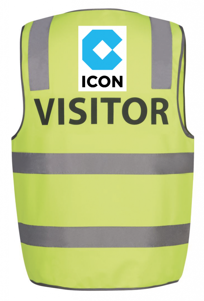 Vest – High Visibility Safety VISITOR with Reflective Tapes – Leaf Group