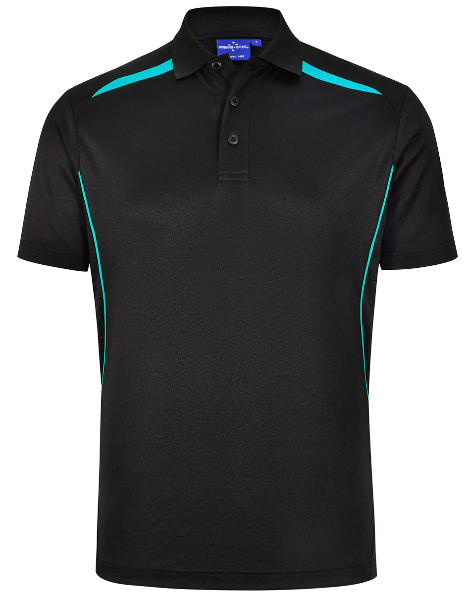 MENS SUSTAINABLE POLY/COTTON CONTRAST SS POLO – Leaf Group