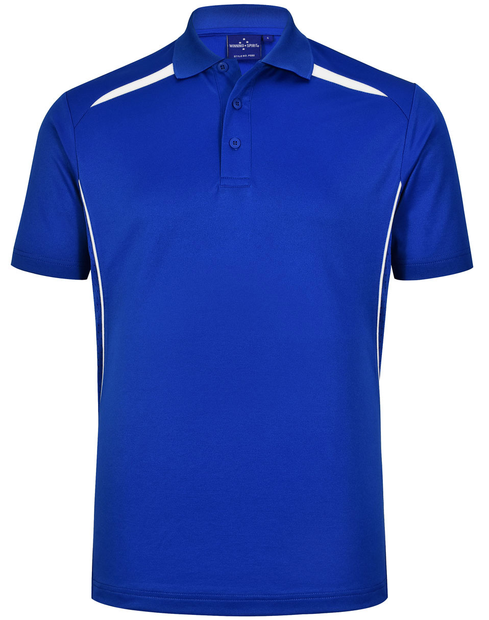 MENS SUSTAINABLE POLY/COTTON CONTRAST SS POLO – Leaf Group