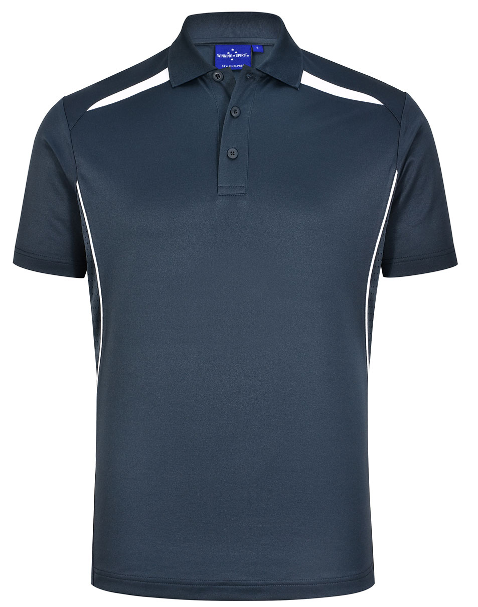MENS SUSTAINABLE POLY/COTTON CONTRAST SS POLO – Leaf Group