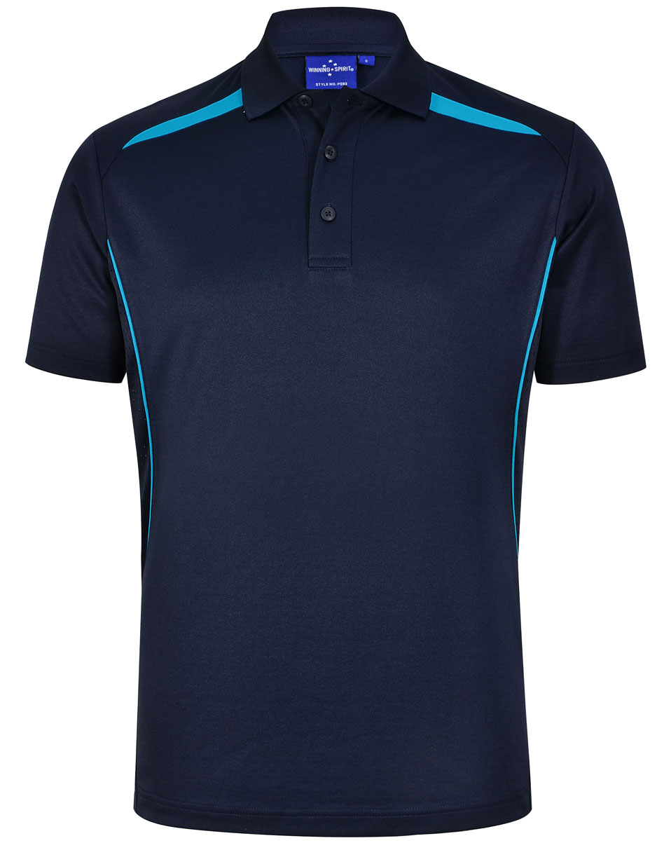 MENS SUSTAINABLE POLY/COTTON CONTRAST SS POLO – Leaf Group