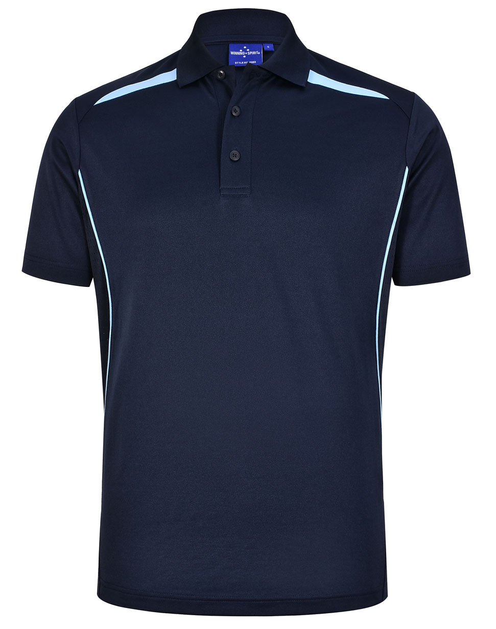 MENS SUSTAINABLE POLY/COTTON CONTRAST SS POLO – Leaf Group